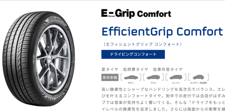 乗り心地のいいコンフォートタイヤおすすめランキング4選｜2024年