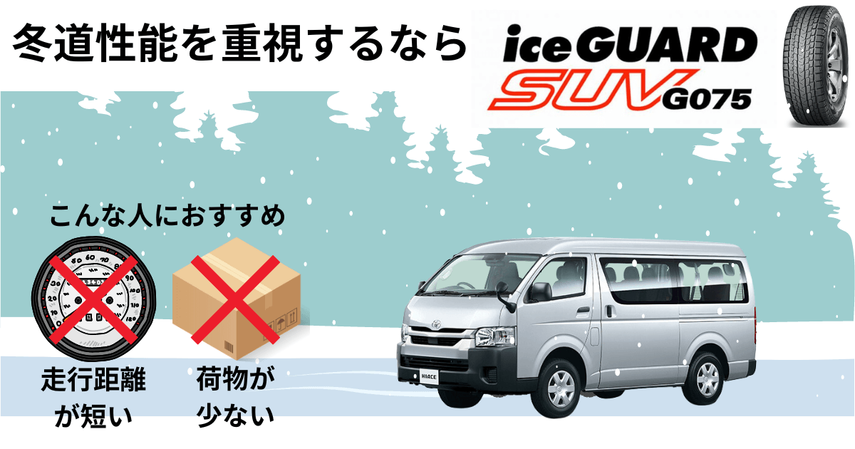 ハイエース用スタッドレスタイヤおすすめ5選【2025年】車検対応